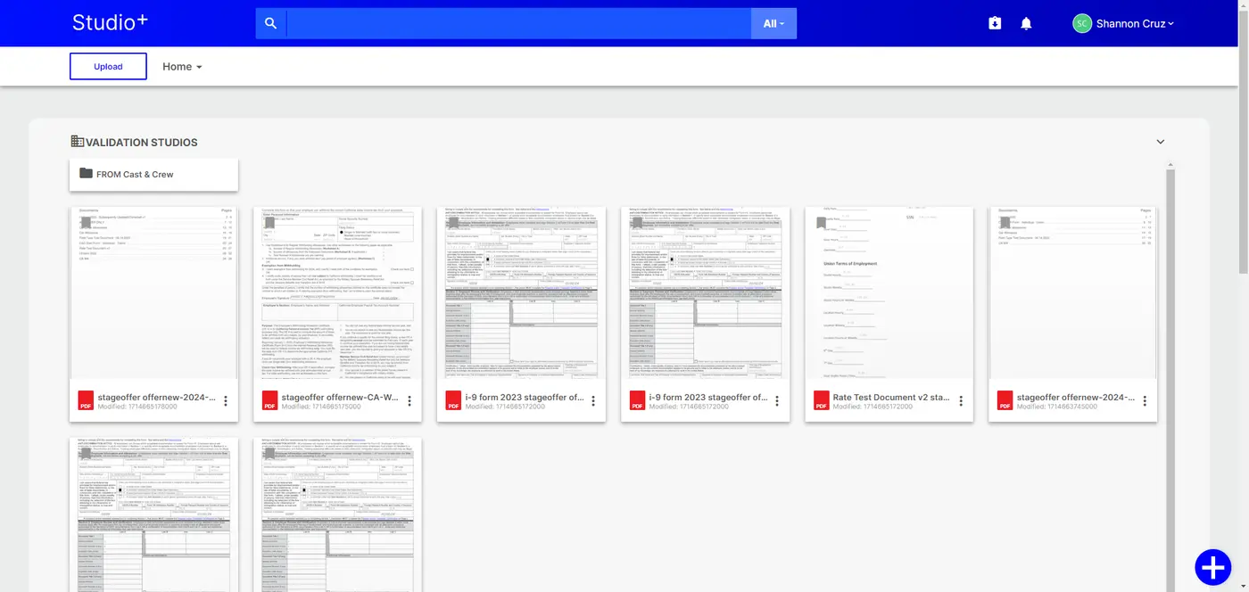 Studio+ by Cast & Crew | Securely Store and Share Assets